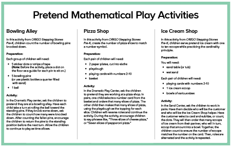 Early Learners: Pretend Math Play Activities - ORIGO Education