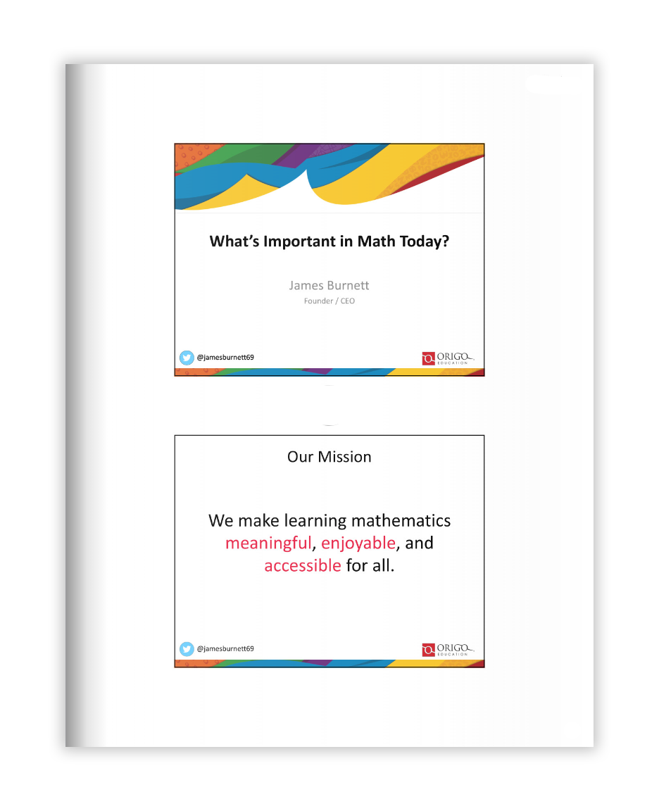What s Important In Math Today ORIGO Education